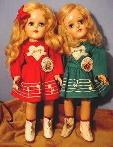 Mary Hartline Dolls, Pretty Princess Of TV, ABC's Super Circus,