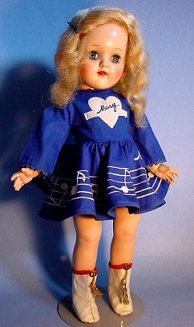 Mary Hartline Dolls, Pretty Princess Of TV, ABC's Super Circus,